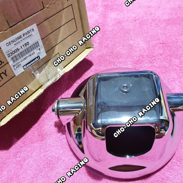 Jual (160) COVER BATOK LAMPU BULAT BULET CHORME SET NINJA 150 R C M J ...