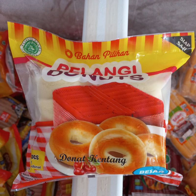 Jual Pelangi Donuts Donat Kentang Mini isi 20+1 520g | Shopee Indonesia