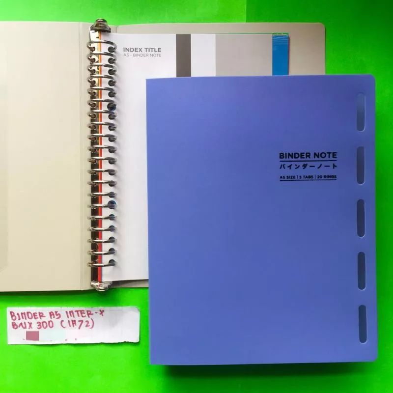 Jual BINDER A5 INTER-X BNX-300 RING BESI | Shopee Indonesia