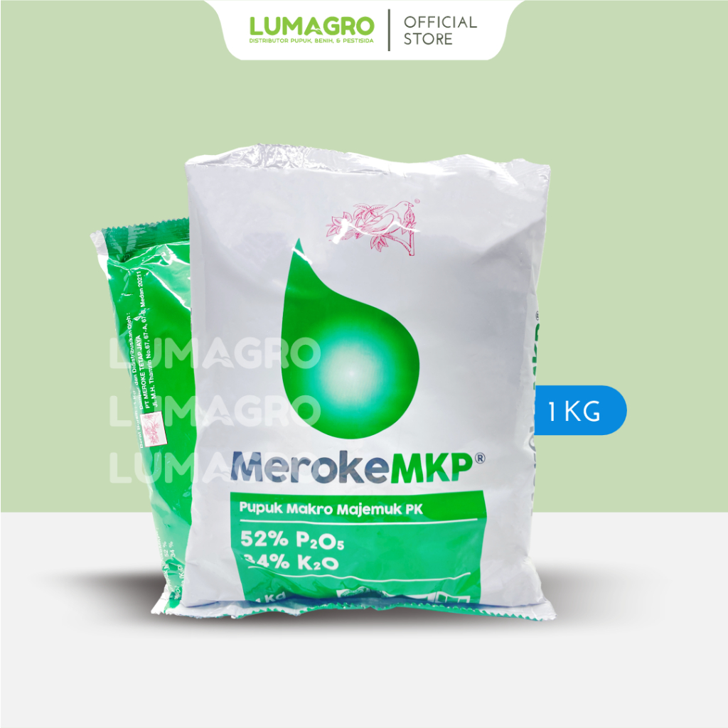 Jual Pupuk Meroke MKP 1kg Kemasan Pabrik Pembungaan Pembuahan Tanaman ...
