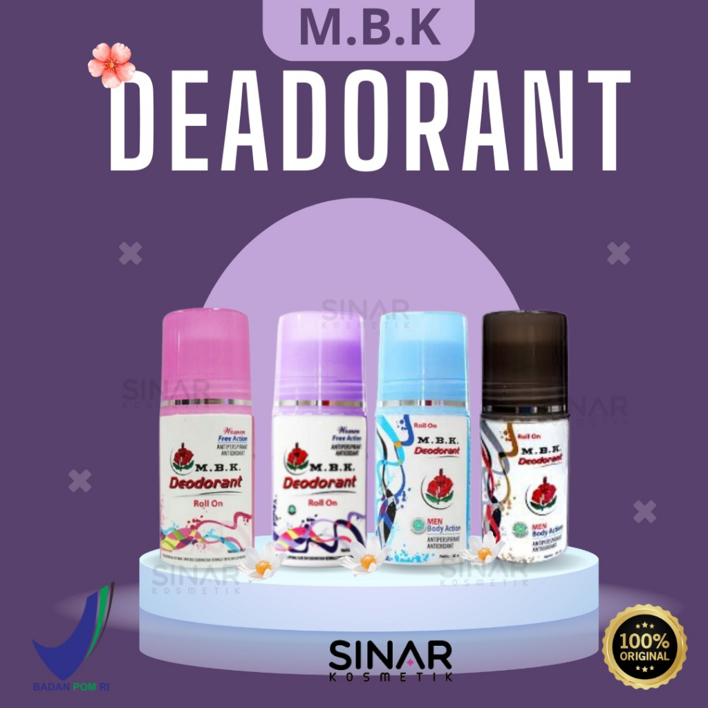 Jual MBK Deodorant Roll On - MBK Bedak Deo Sachet - MBK Tin - Penghilang Bau Badan | Shopee ...