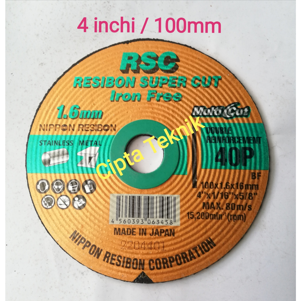 Jual Batu Gerinda Potong Resibon Super Cut 4 inchi buat potong ...