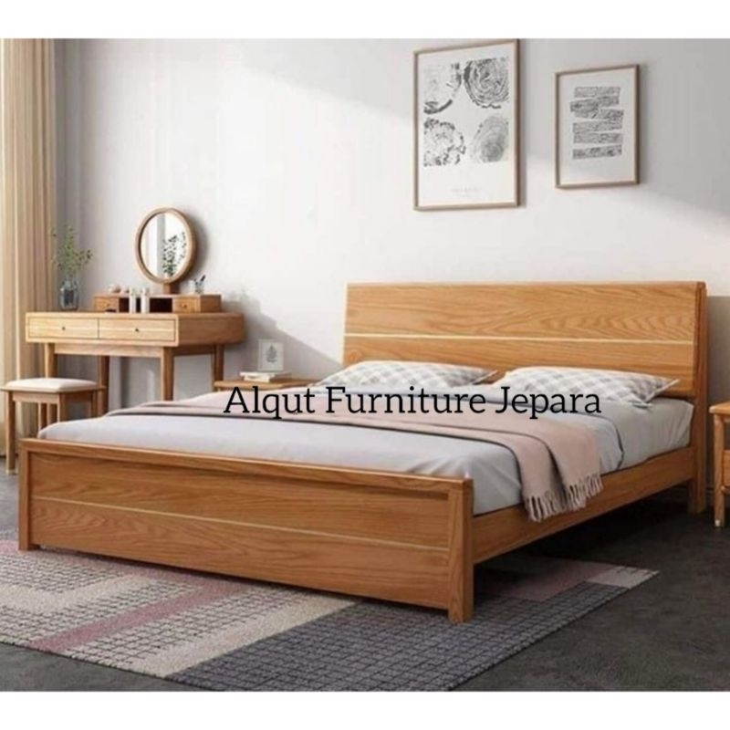 Jual DIVAN DIPAN TEMPAT TIDUR KAYU JATI MINIMALIS | Shopee Indonesia