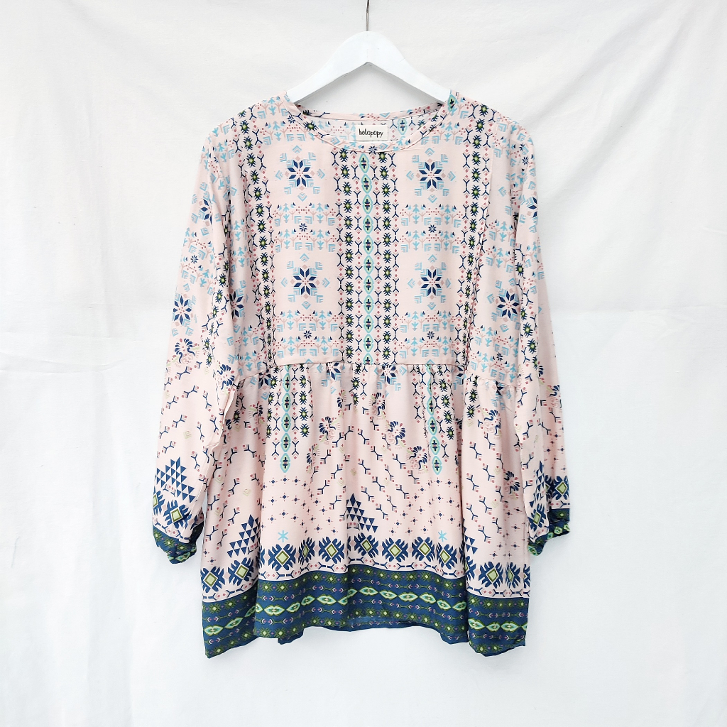 Jual Baju Menyusui Blouse Atasan Hamil Busui Bukaan Samping Kanan Kiri ...