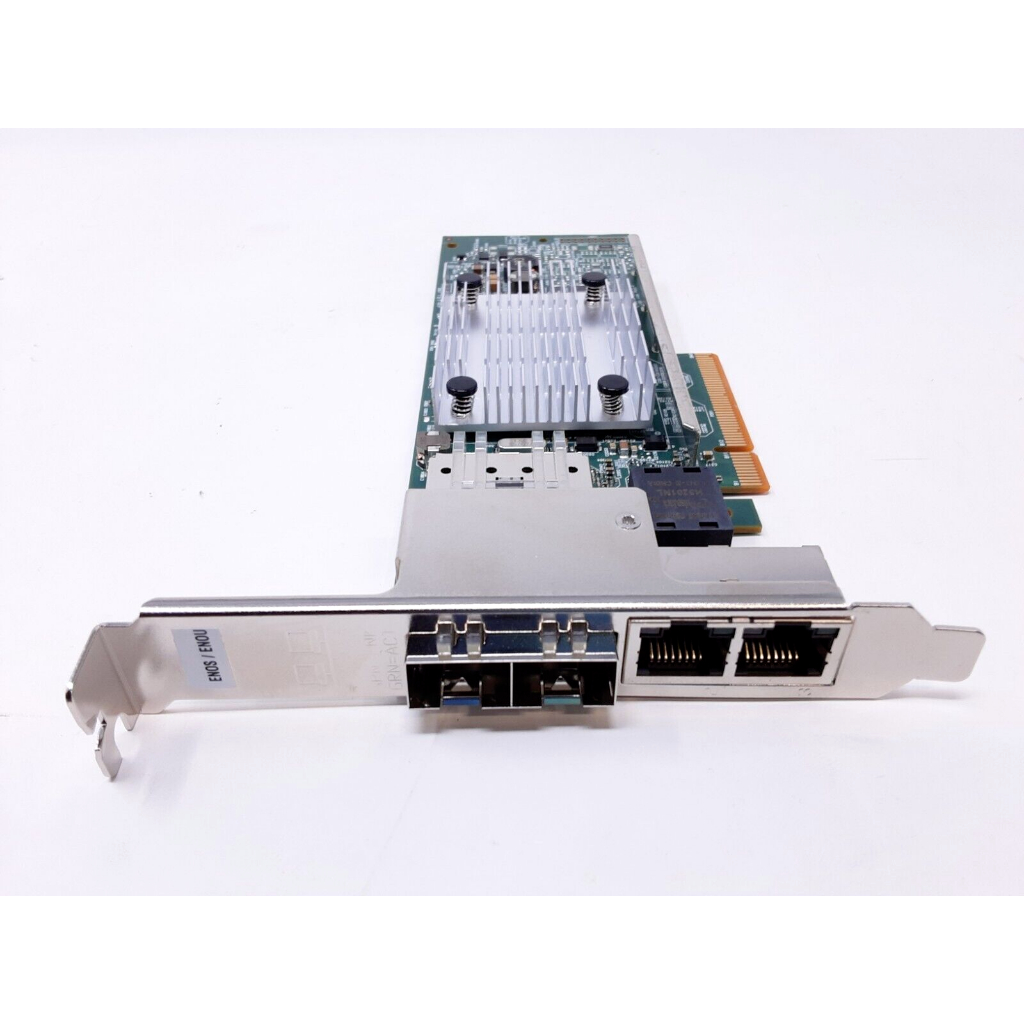 Jual Lan Card Quad 4 Dual 2 Port SFP+ 10G RJ45 1G gigabit Broadcom ...