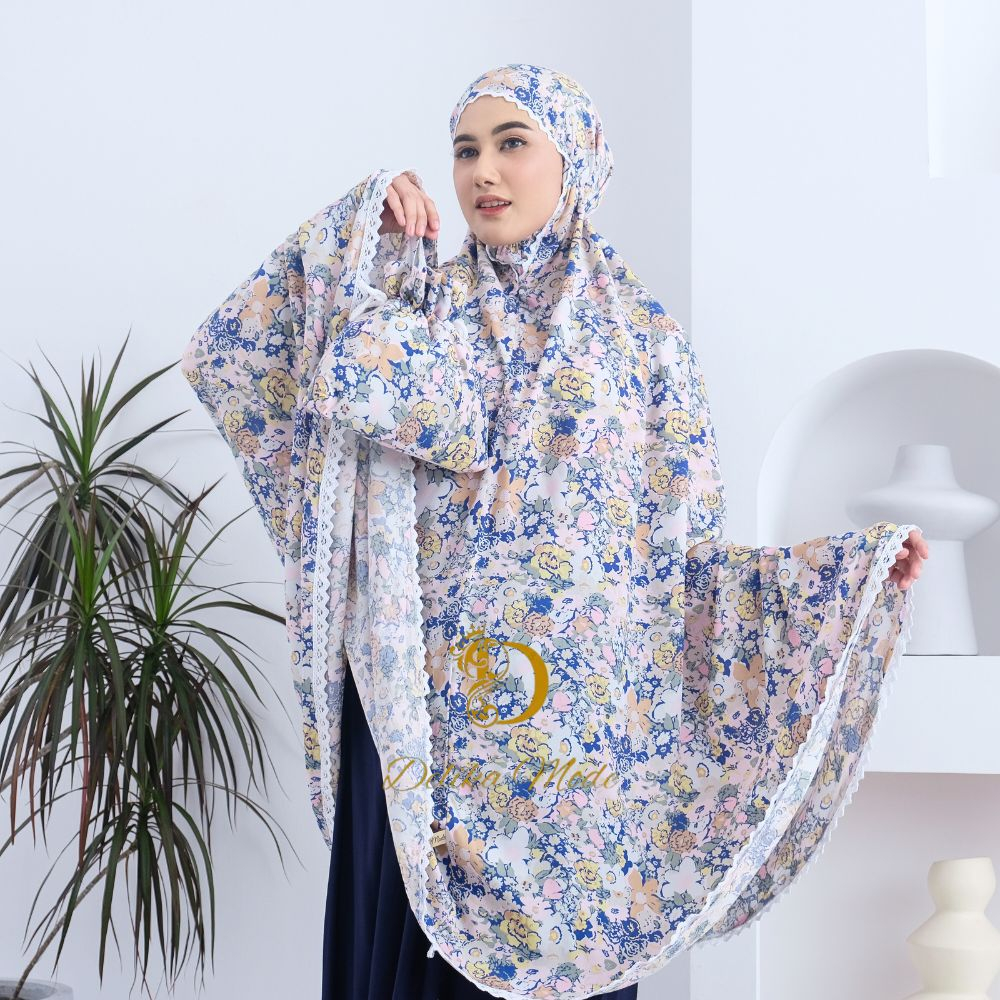 Jual DelikaMode - Mukena Dewasa Motif Rayon Viscose Premium Traveling ...