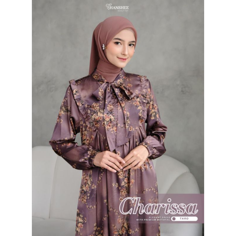 Jual Readystok Charissa Dress Gamis Motif Kekinian by HANSHEE Original ...