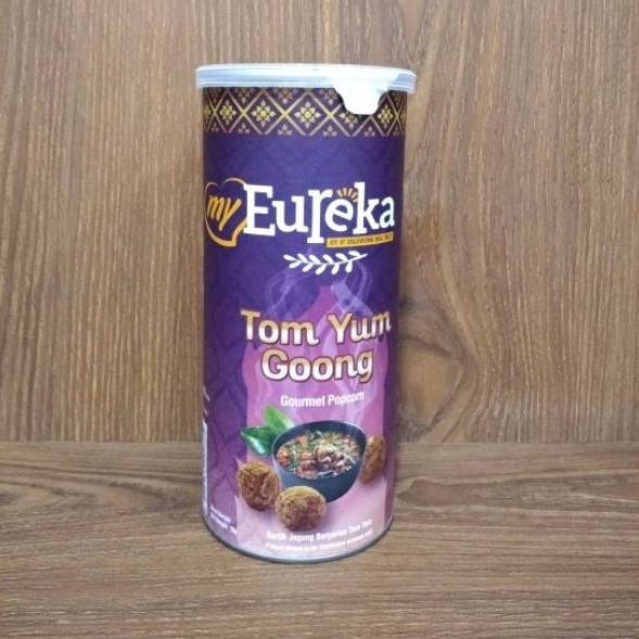 Jual Eureka Tom Yum Goong Pop Corn Limited Edition Tomyum Popcorn Can ...