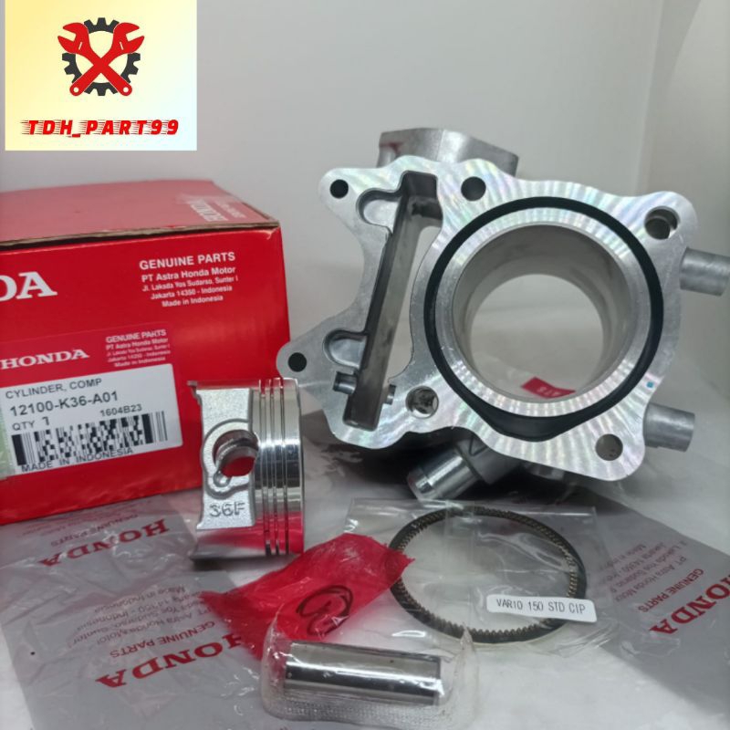 Jual CYLINDER COMP BLOCK SEHER ASSY KOMPLIT VARIO 150-PCX 150-ADV 150 ...