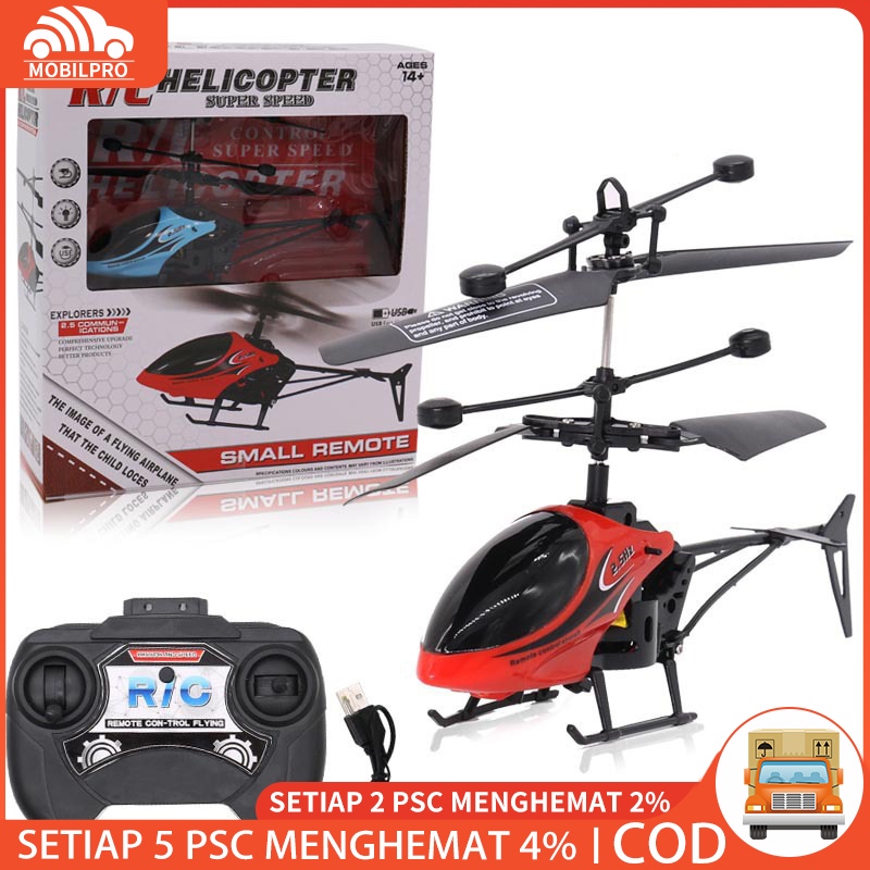 Jual Mainan Helikopter Remote Control - Mini Helicopter RC Sensor ...