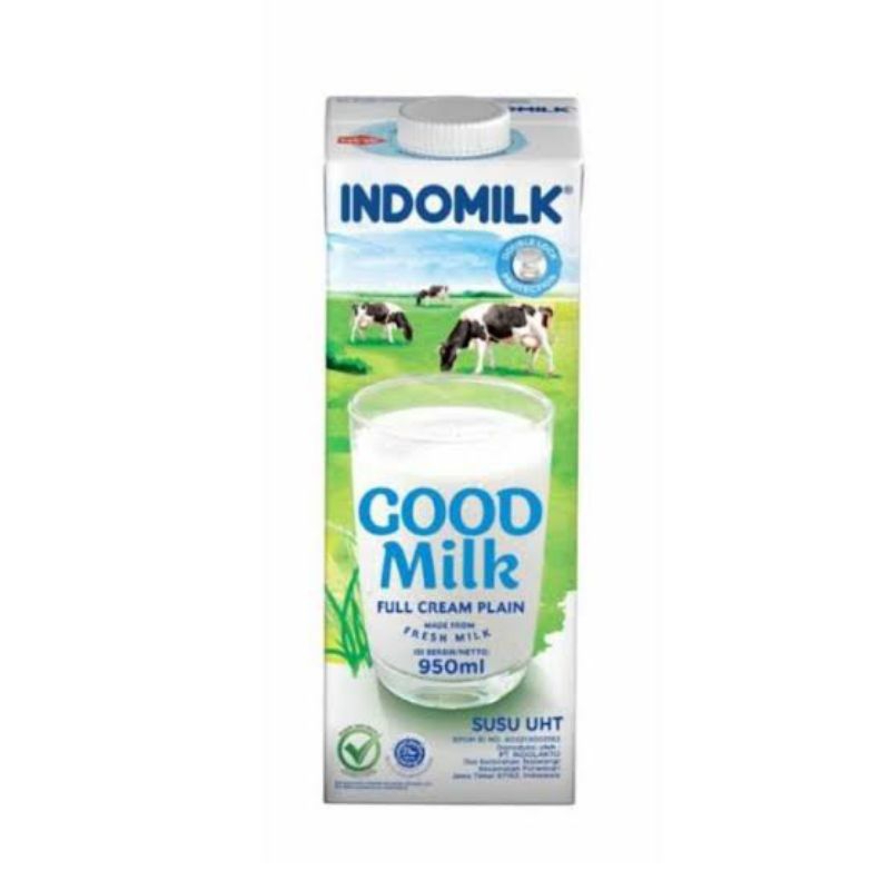 Jual Indomilk Susu UHT Good Milk 950ml | Shopee Indonesia