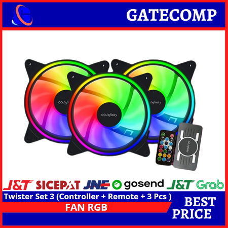 Jual Fan Infinity Twister Set 3 (Controller + Remote + 3 Pcs Twister ...