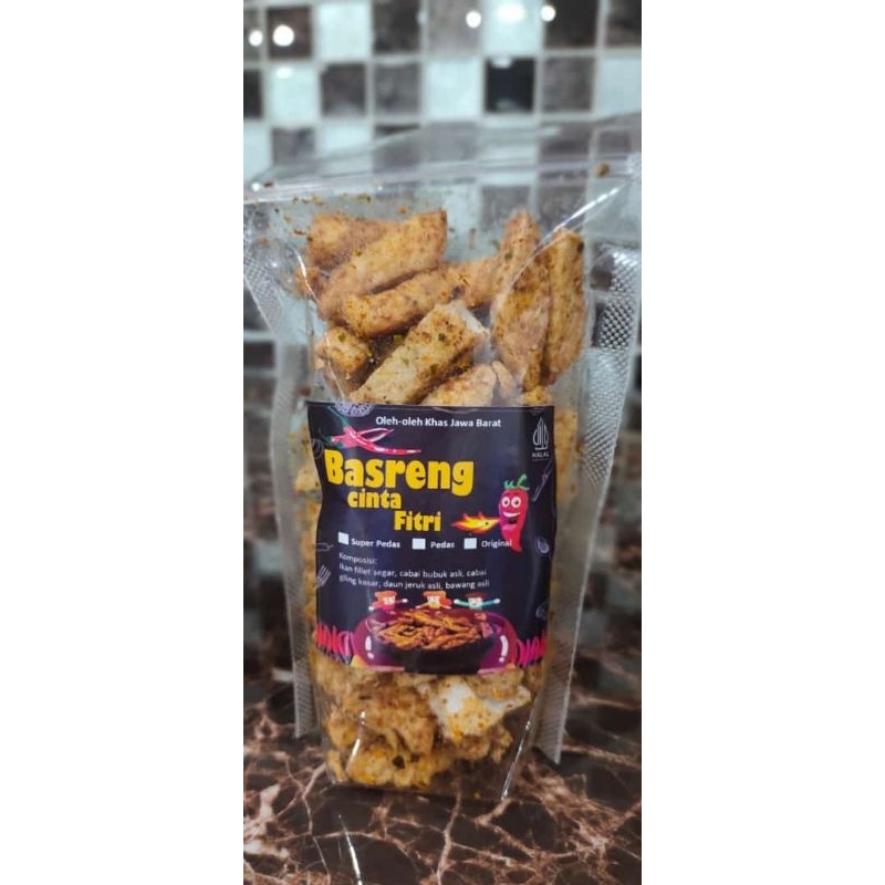 Jual Basreng asli oleh-oleh khas Jawa Barat pouch | Shopee Indonesia
