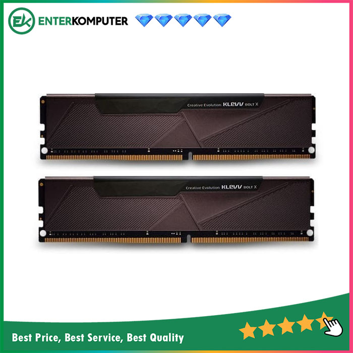 Jual KLEVV DDR4 BOLT X Series PC25600 3200MHz Dual Channel 16GB (2X8GB) | Shopee Indonesia