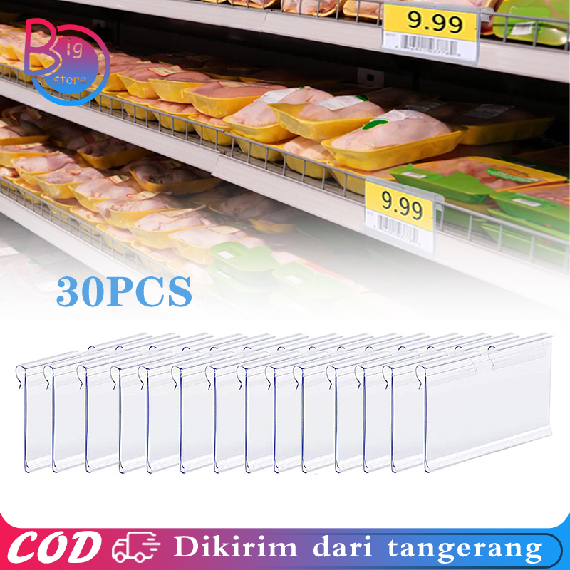 Jual Label Harga Mika 30pcs Price Tag Holder Akrilik Label Harga ...