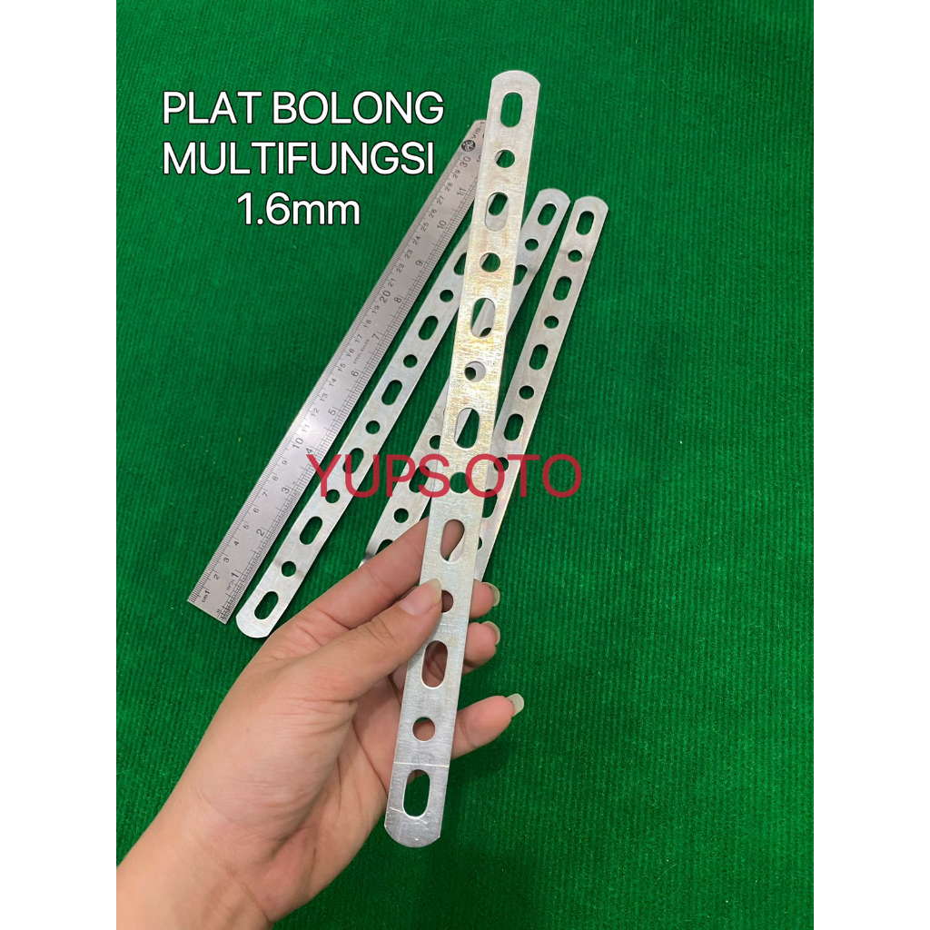 Jual 1 PC BREKET BOLONG BREKET PLAT BESI SERBAGUNA PLAT BOLONG BRACKET ...