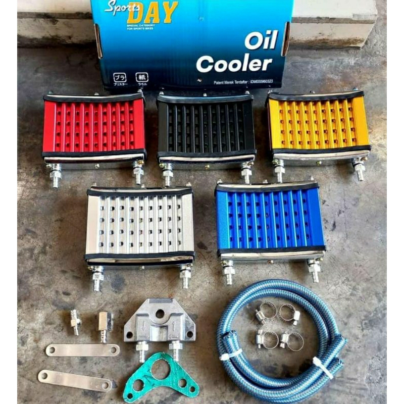 Jual Oil cooler TAD warna kuning merah hitam silver biru Universal ...