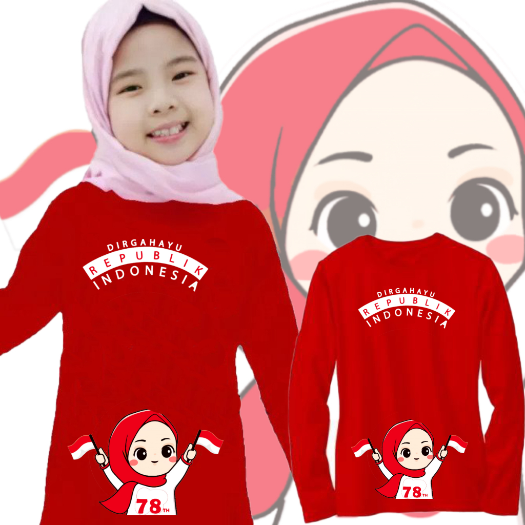 Jual SAYES - KAOS INDONESIA MERDEKA 17 AGUSTUS KAOS MERAH PUTIH KAOS ...