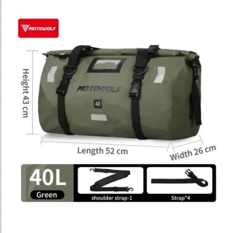 Jual Travel bag touring Motowolf waterproof MDL 0717 | Shopee Indonesia
