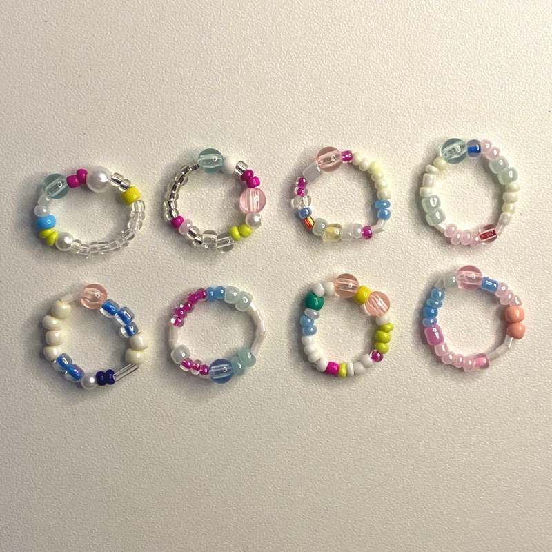 Jual BACA DESKRIPSI‼️BEADS RING | cincin manik-manik | ring | beads ...