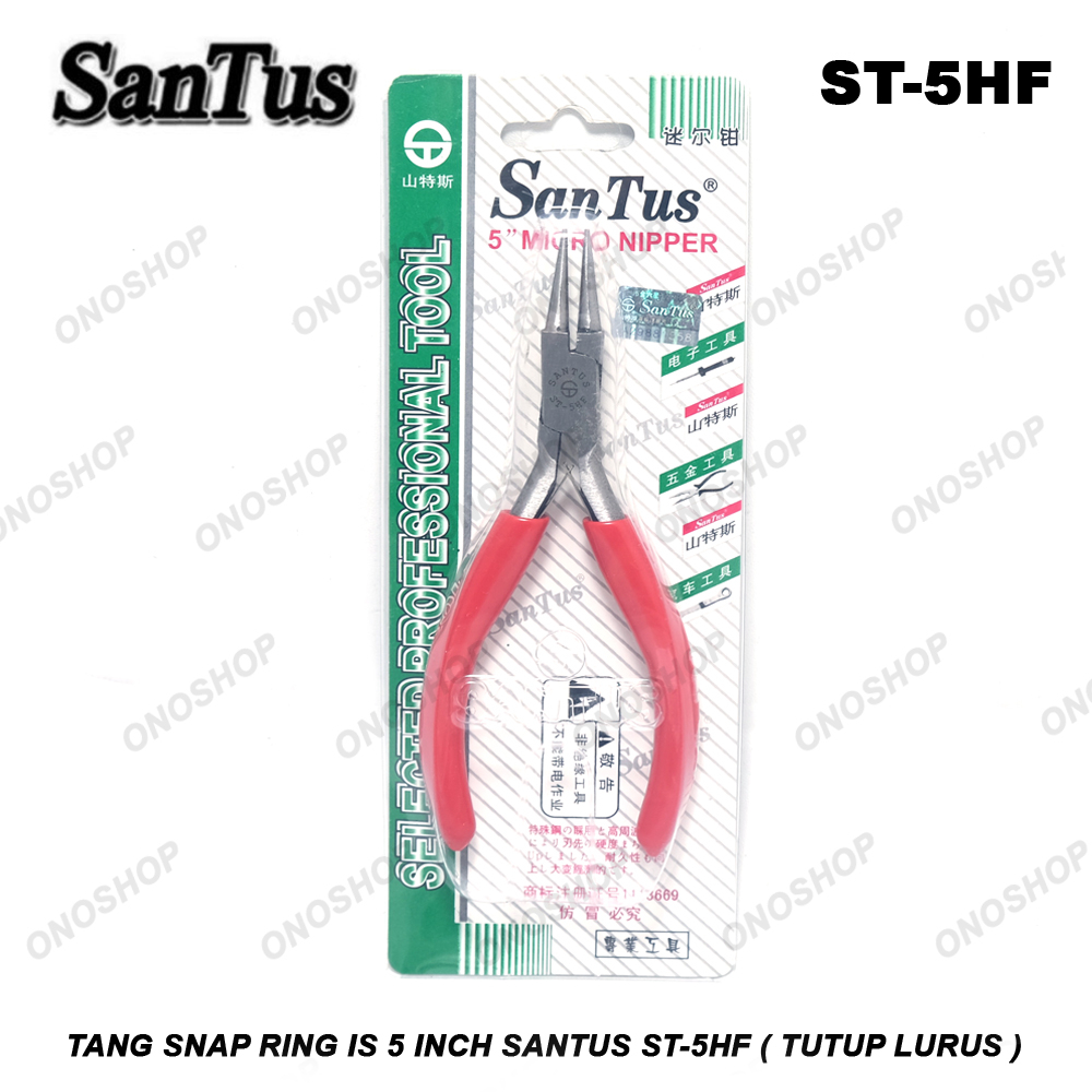 Jual Tang Snap Ring IS 5 Inch Santus ST-5HF ( Tutup Lurus ) | Shopee ...