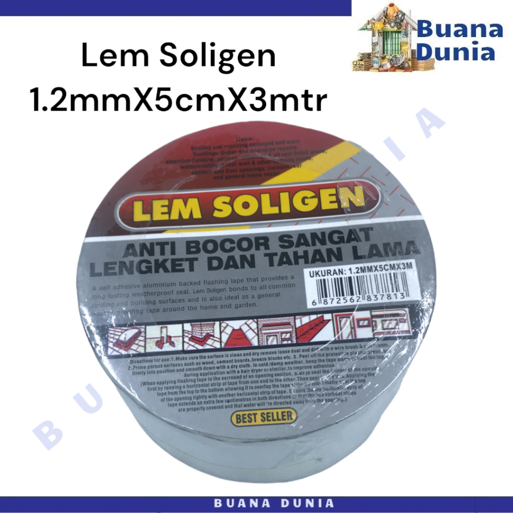 Jual Lem Atap Soligen | Lem Seng | Lem Talang | Penambal Genteng (1PC ...