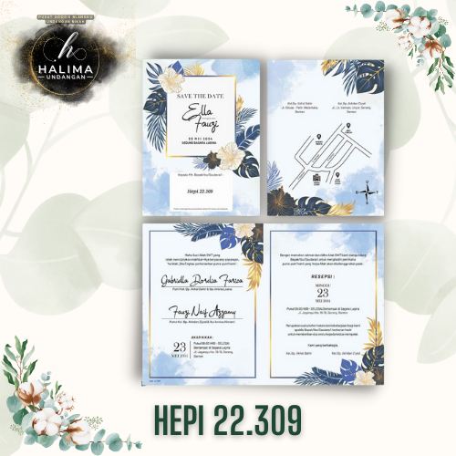Jual BLANGKO UNDANGAN PERNIKAHAN HEPI 22.309 SOLO | HALIMA UNDANGAN | Shopee Indonesia