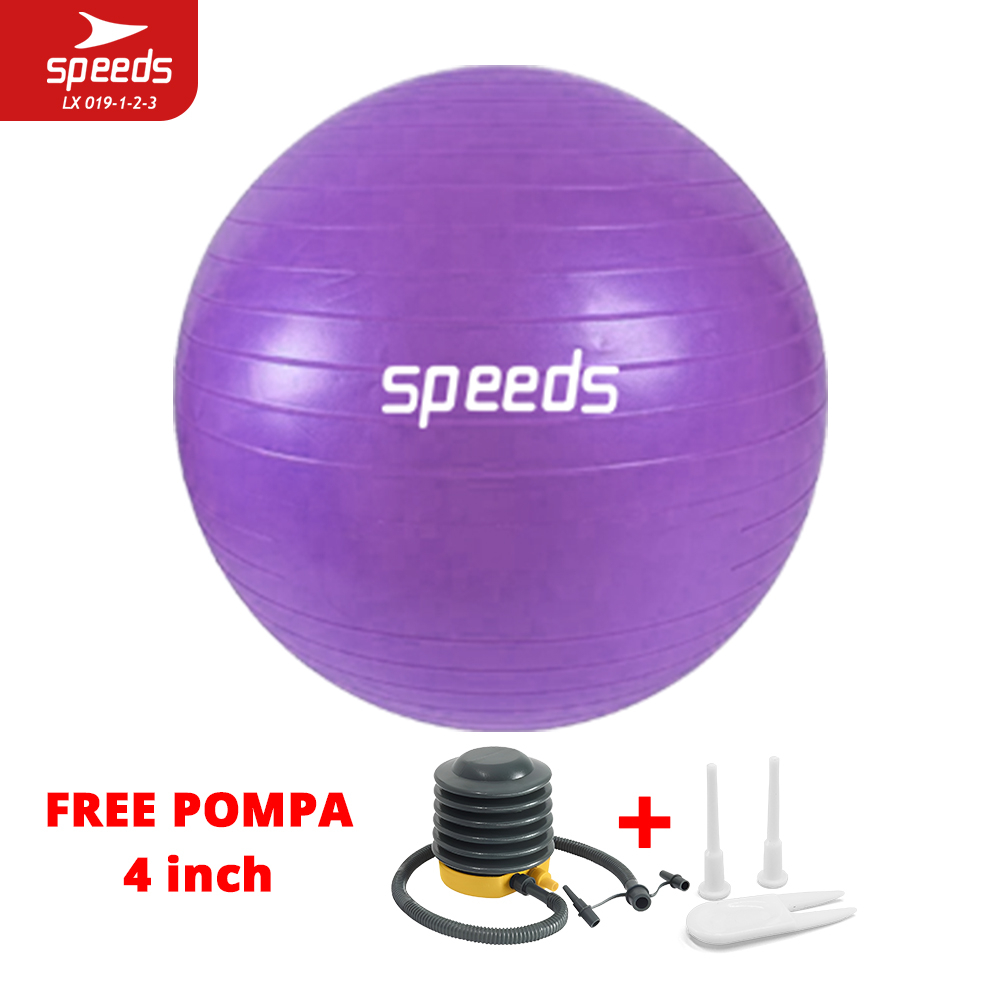 Jual SPEEDS Gym Ball gymball Bola Fitness Yoga Free Pompa Diameter 55cm/65cm/75cm Home 019-1 ...