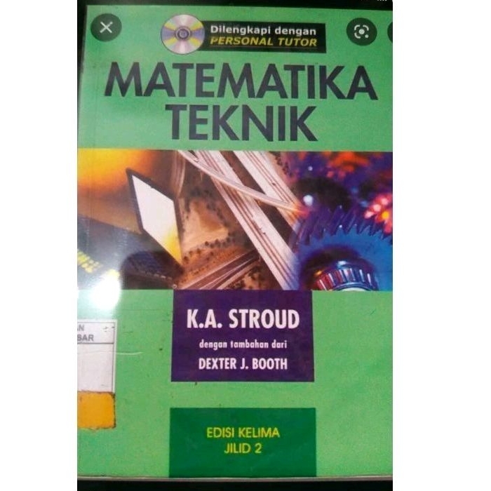 Jual buku matematika teknik 2 Ed 5 by k a stroud | Shopee Indonesia