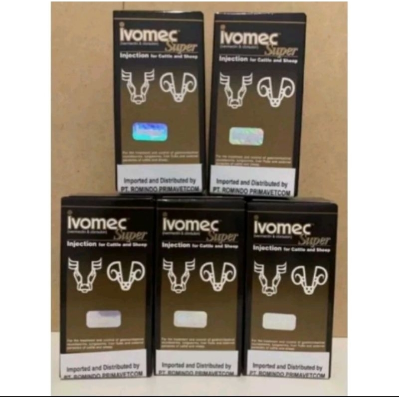 Jual Ivomec super injection 50ml obat cacing kutu untuk hewan ternak ...