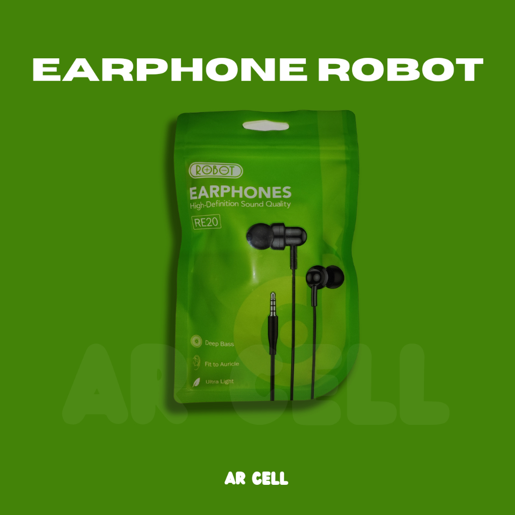 Jual Headset ROBOT RE20 Earphone Robot Original | Shopee Indonesia