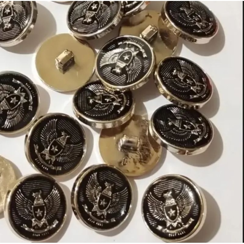 Jual 12 pcsKancing Baju Motif Burung Garuda Pancasila Diameter 21mm ...