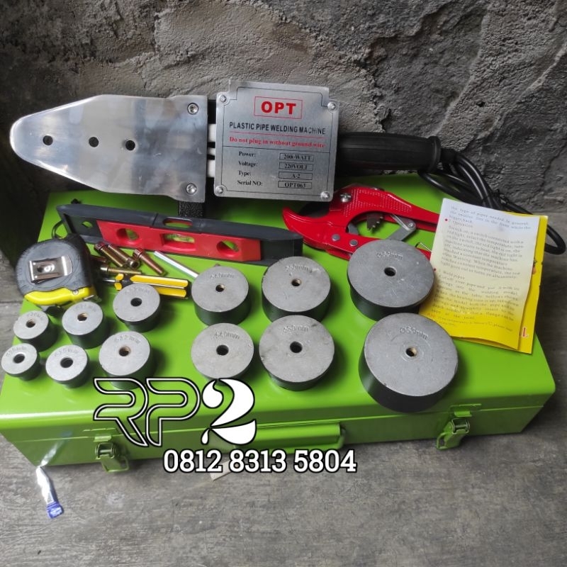 Jual alat pemanas penyambung pipa 20 mm 63 mm PP-R WELDING MACHINE ...
