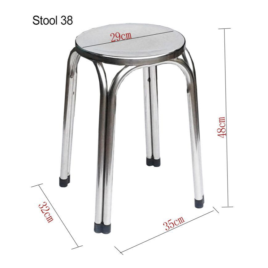 Jual stool kursi bulat besi tanpa sandaran ready makassar promo ...