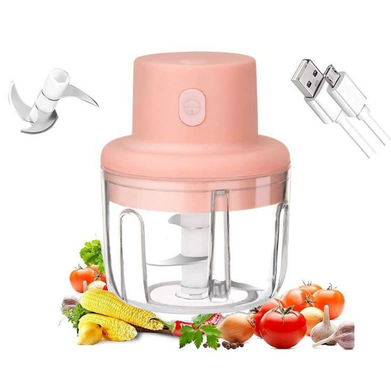 Jual COD 200 GRAM BLENDER MINI ELEKTRIK PORTABLE RECHARGERABLE MINI ...
