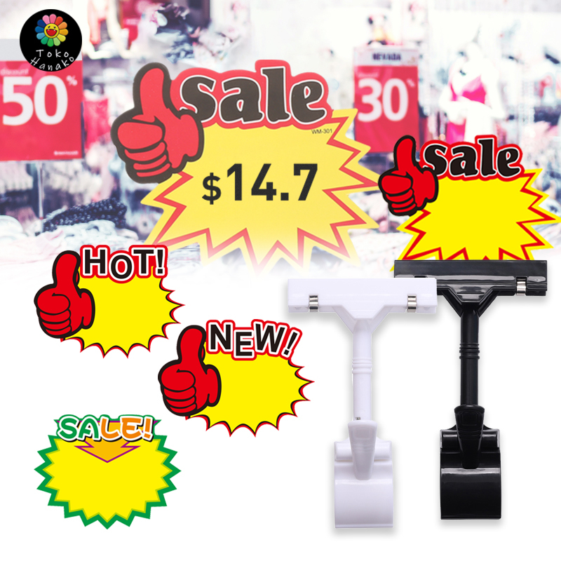 Jual [10 pcs] Kertas Penjepit Harga Label Harga Pop Card Price Tag ...