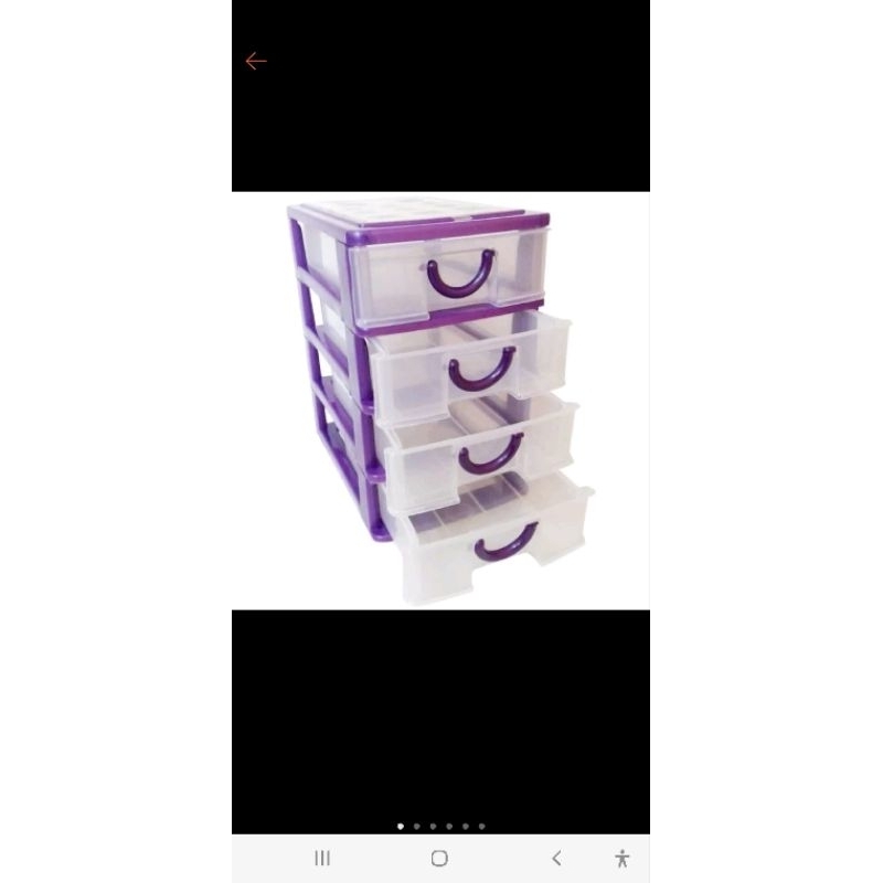 Jual Komet Star Mini Container Victory Small susun S 4 Laci mini ...