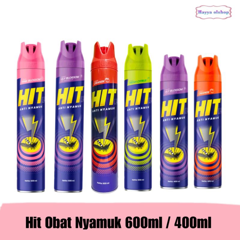 Jual HIT ANTI NYAMUK SPRAY 600ML/400ML | Shopee Indonesia