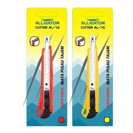 Jual CUTTER ALLIGATOR AL-7S / CUTTER / PISAU ( PCS ) | Shopee Indonesia