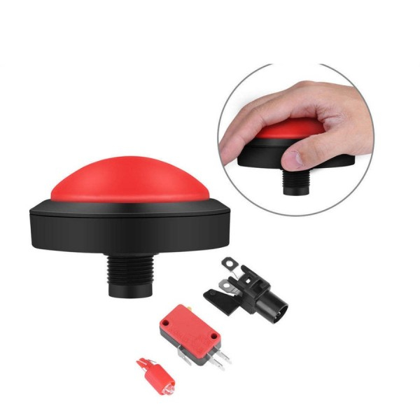 Jual Large Arcade Button with Led Red 100mm | Shopee Indonesia