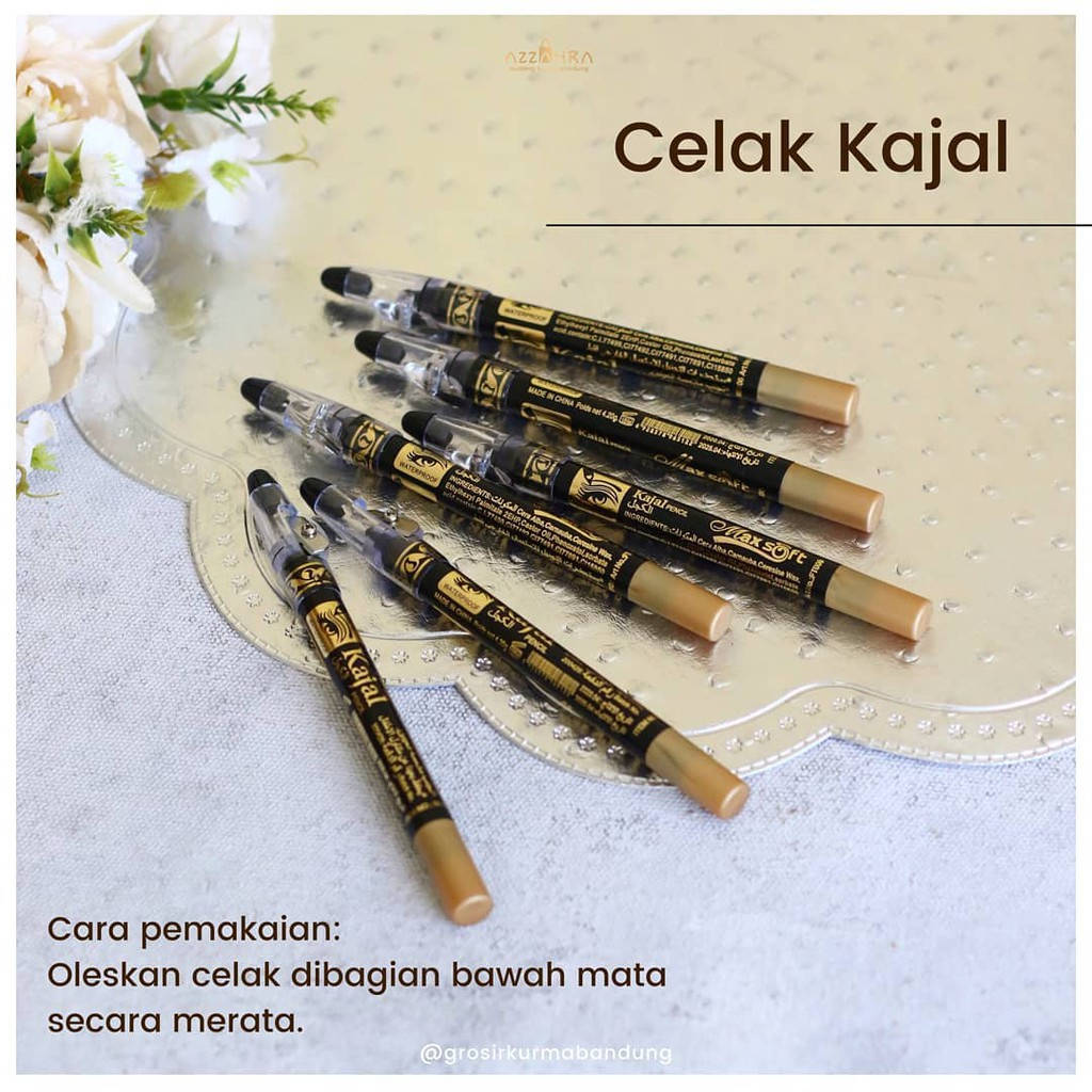 Jual PENSIL CELAK KAJAL ARAB WATERPROOF SERUTAN | Shopee Indonesia