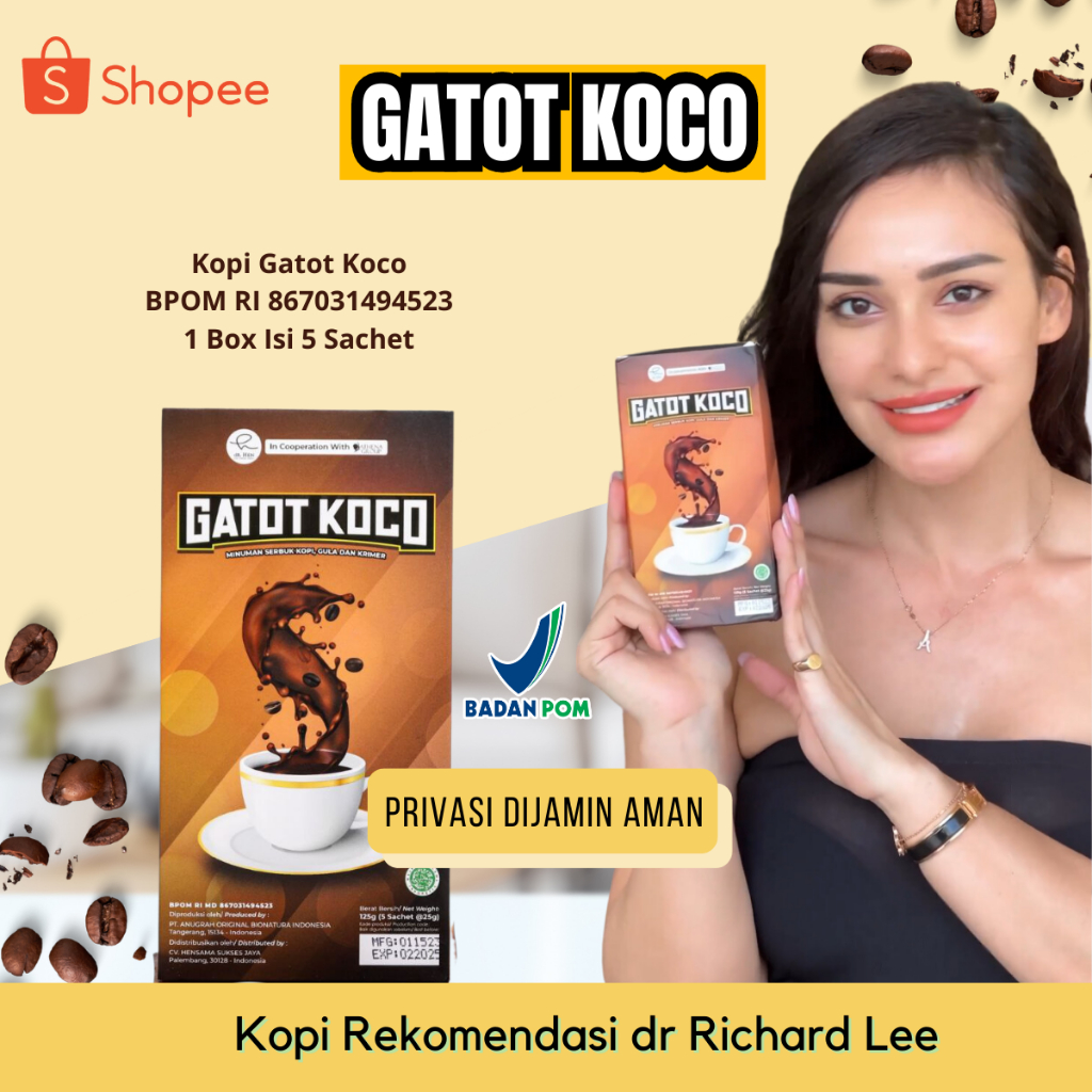 Jual Kopi Gatot Koco By Dr. Richard Lee / dr Hen Kopi Gatot Koco ...