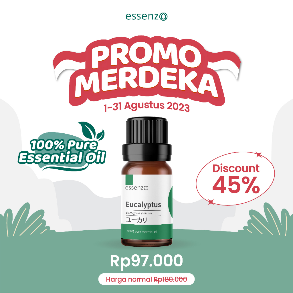 Jual Essenzo Eucalyptus Essential Oil | Shopee Indonesia