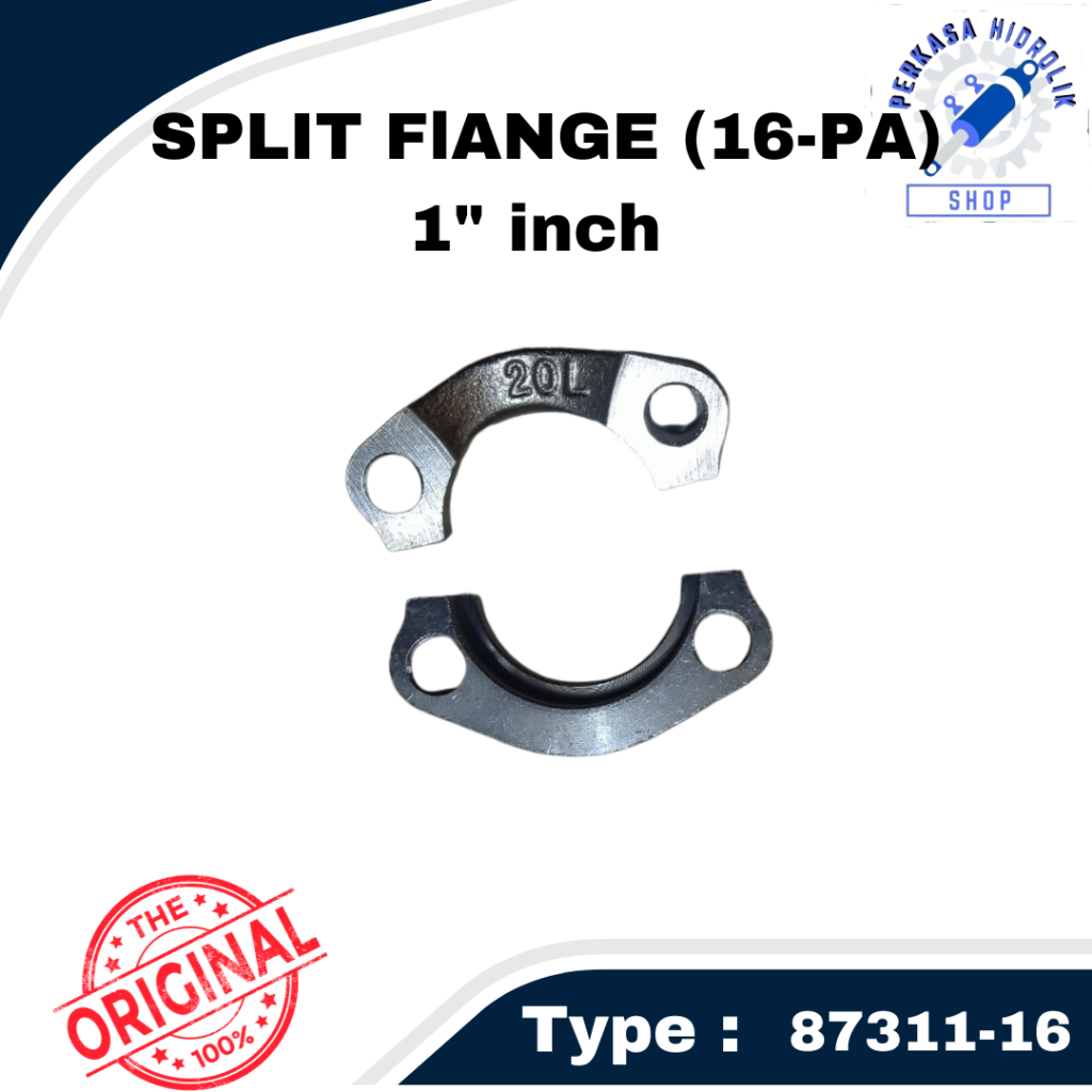Jual SPLIT FLANGE PA 16 / FL 16 Fitting Selang Hidrolik Klem 1" inch ...