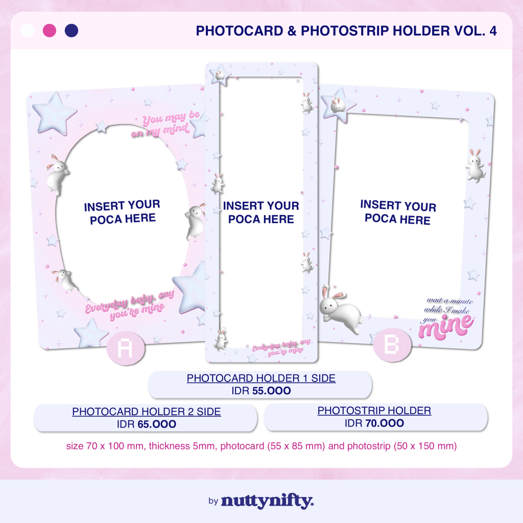 Jual (Pre-Order) PHOTOCARD & PHOTOSTRIP HOLDER VOL. 4 - card cardholder ...