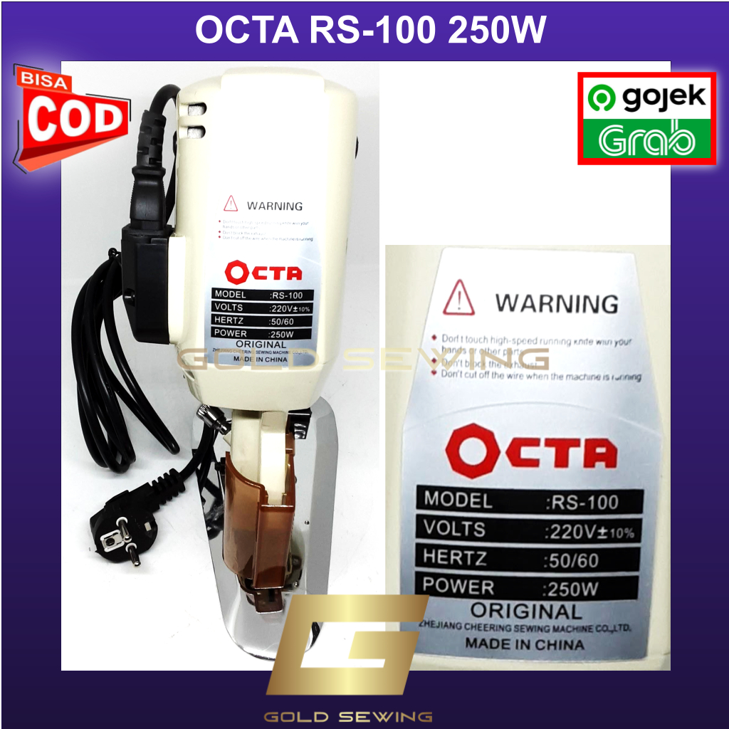 Jual Mesin Potong Bahan Kain Octa Portable OCTA Cheering RS-100 250W ...