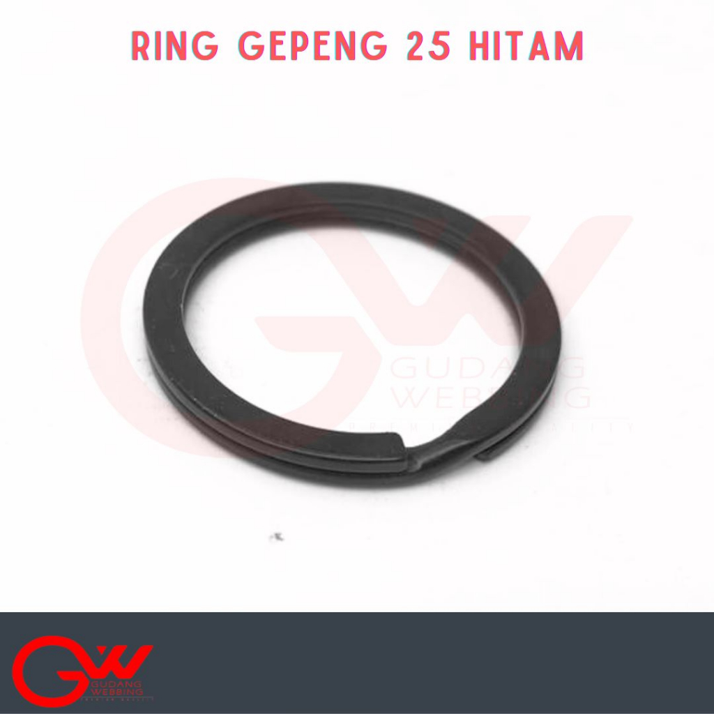 Jual RING KUNCI / GEPENG KUNCI / GANTUNGAN KUNCI / GEPENG 25 BLACK ...