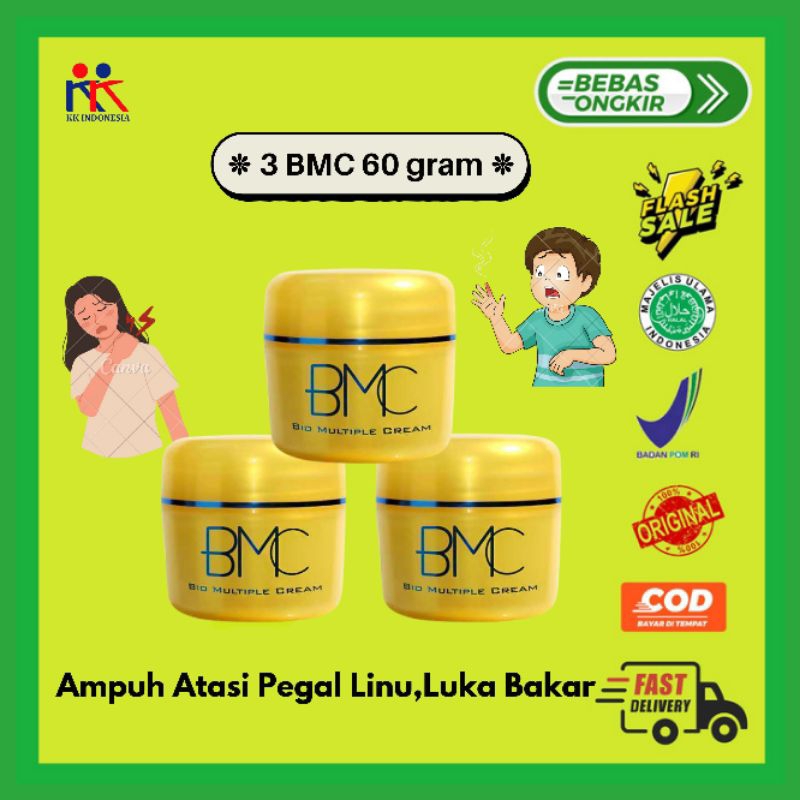 Jual BMC Bio Multiple Cream Krim Pendingin Luka Bakar Keseleo | Shopee ...