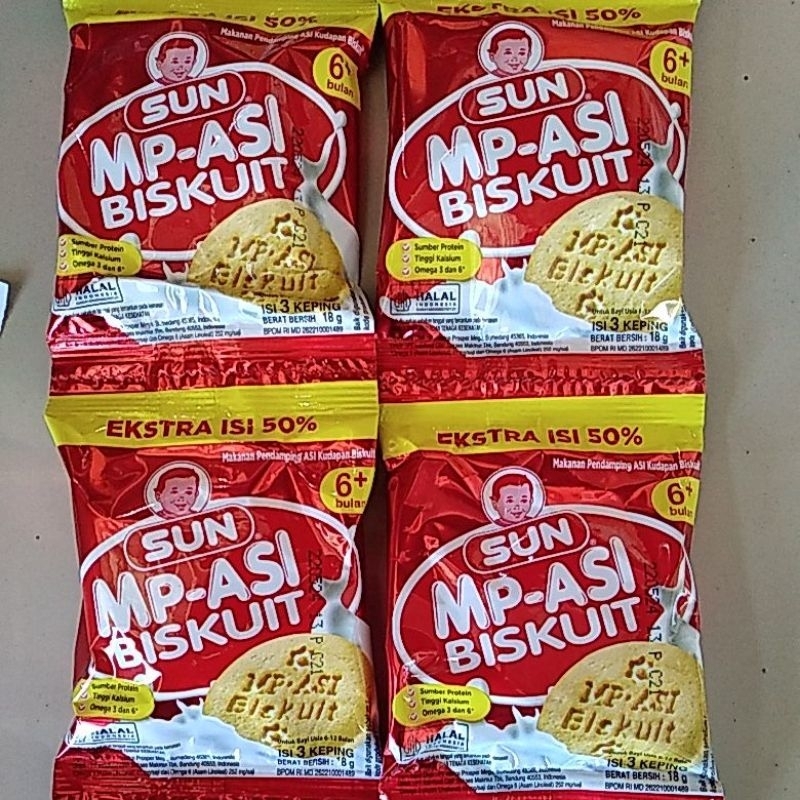 Jual BARU 1 RENCENG MP ASI BISCUIT 18gr x 10 sct | Shopee Indonesia
