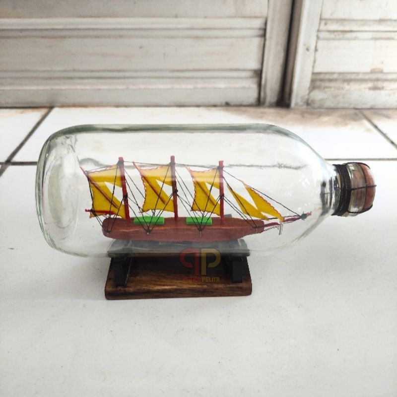 Jual MINIATUR KAPAL DALAM BOTOL UKURAN BESAR KAPAL DALAM BOTOL HADIAH ...